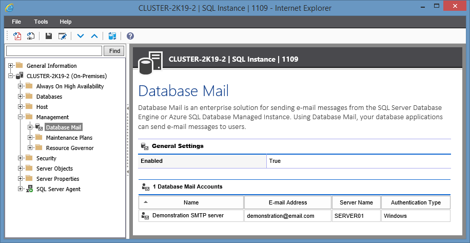 Microsoft SQL Server - System Supported