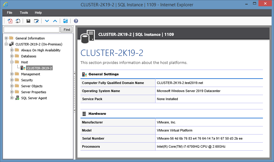 Microsoft SQL Server - System Supported